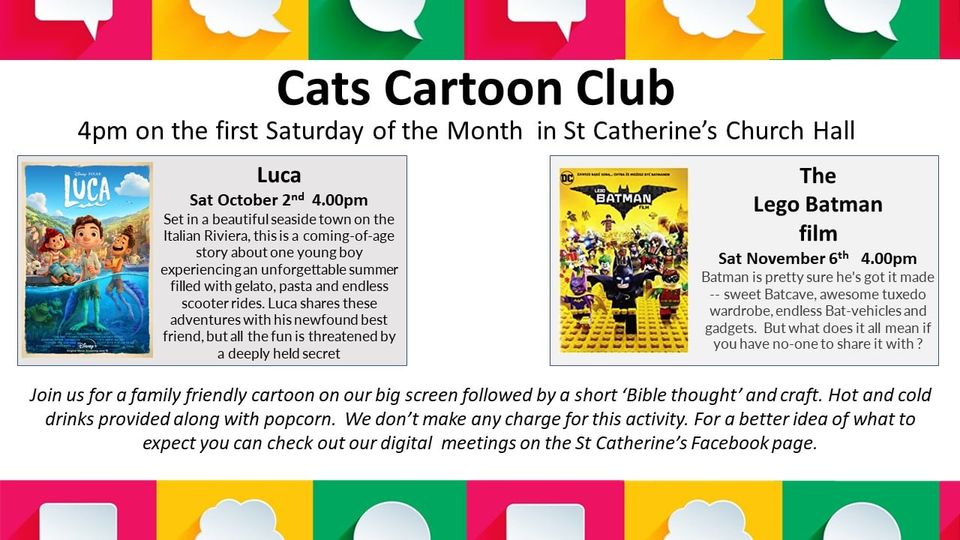 Cat’s Cartoon Club – October 2021 – St Catherine's