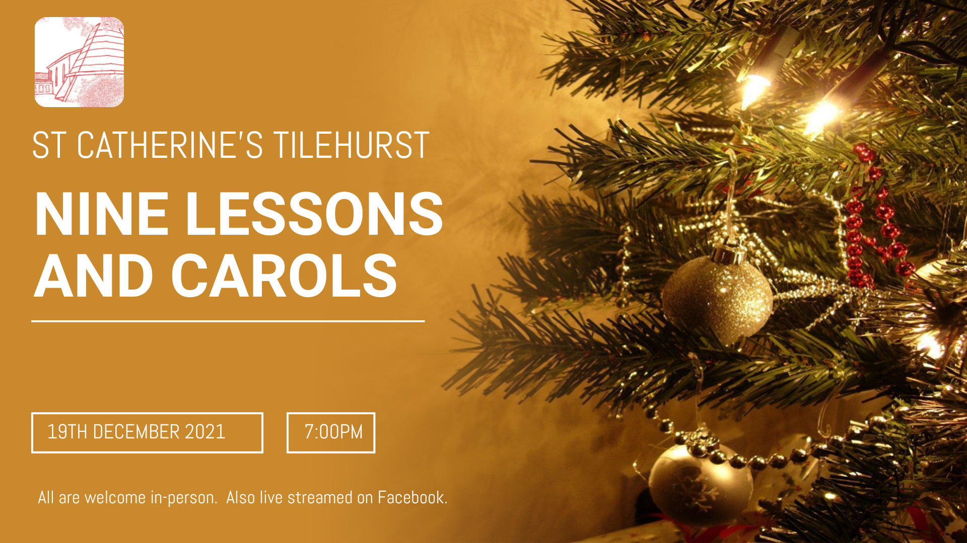 Nine Lessons and Carols – Sun 19th 2019 – St Catherine's