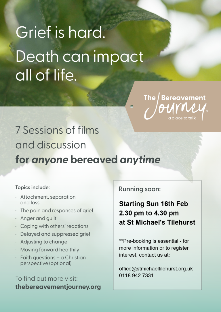 The Bereavement Journey Course – St Catherine's